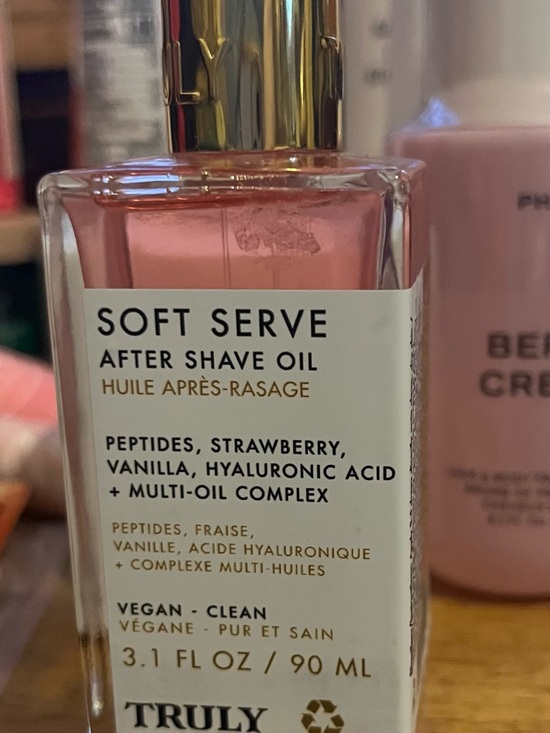 TRULY | Bath & Body | Truly Soft Serve After Shave Oil Pink Glass ...